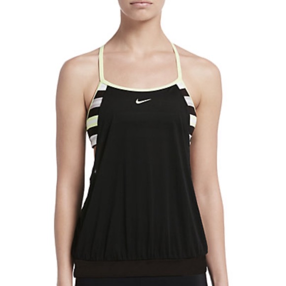 Nike | Tops | Nike Sport Layered Swim Tankini | Poshmark